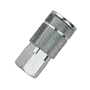 Primefit TC3838FS-B10-P (10-Pack) Automotive T-Style 3/8" x 3/8" Female Steel Coupler