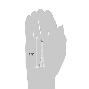 Ateco 230 2 7/8" Bismark Metal Piping Tip - Great for filling donuts, cupcakes, elclairs, and other pastries