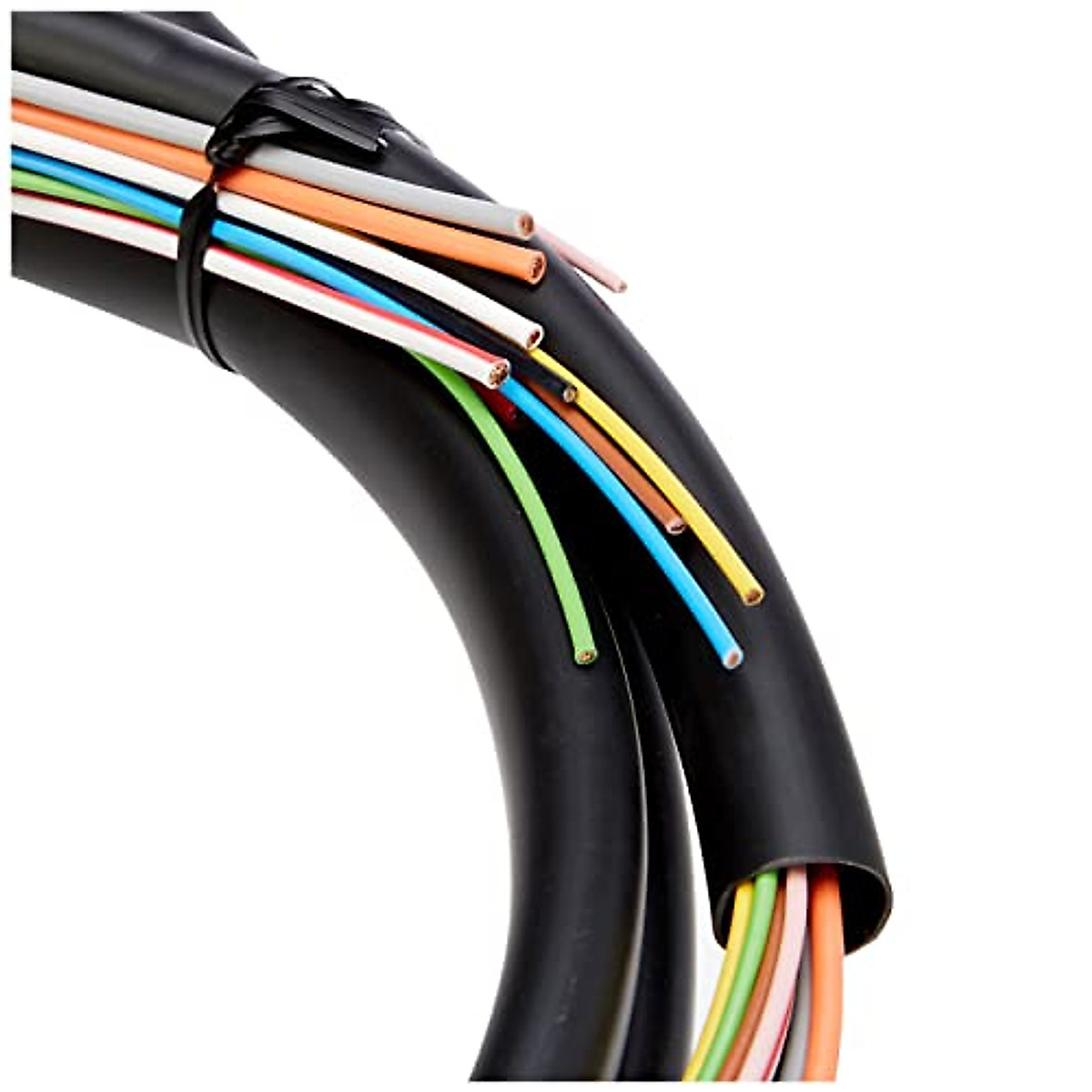 Maypole 8080B2M BK 13-Pin Pre-Wired Socket Sheathed Cables, 2 m