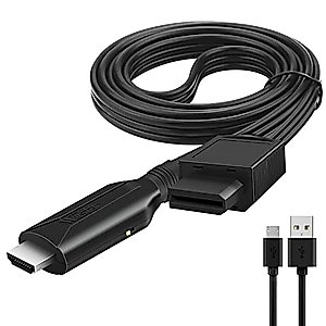 Wiistar Wii to HDMI Converter Wii HDMI Adapter Cable 1m/3.2ft 1080P for Full HD Device Video Converter 720/1080P Supports All Wii Display Modes