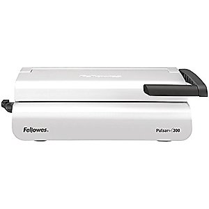 FELLOWES 5006801 Pulsar+ Manual Comb Binding Machine with Binding Starter Kit