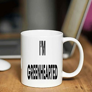 Gifts for Couples - Heart & Avocado System Design for Your Partner on Valentines Day, Unique Grey Multicolor Sweat 11 Oz White Ceramic Coffee Mug