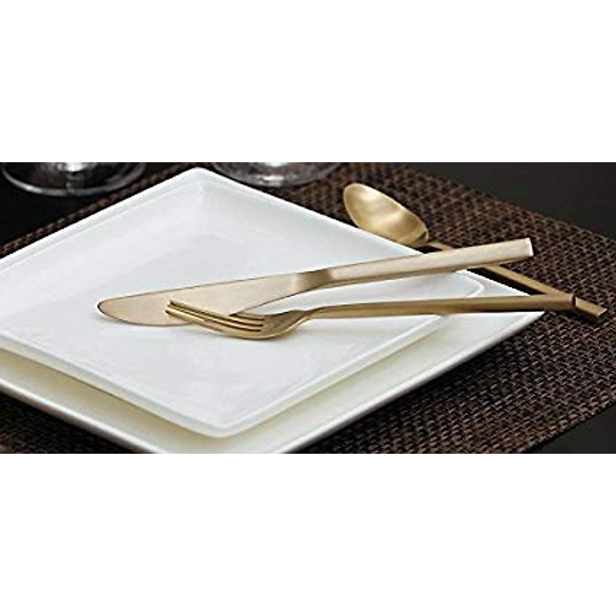 Fortessa Arezzo 20 Piece Place Setting, Brushed Gold