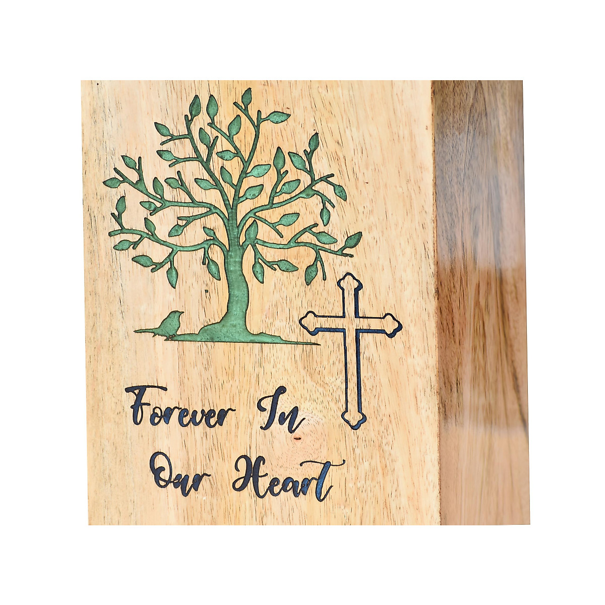 Tree of Life Resin Urn Wooden Urn Box Lichtenberg Figure Cremation Urn for Human Ashes Adult Large Funeral urn Ashes Urn for Ashes pet urn Fractal Burning urn Memorial Urn (Large up to 250 lb)