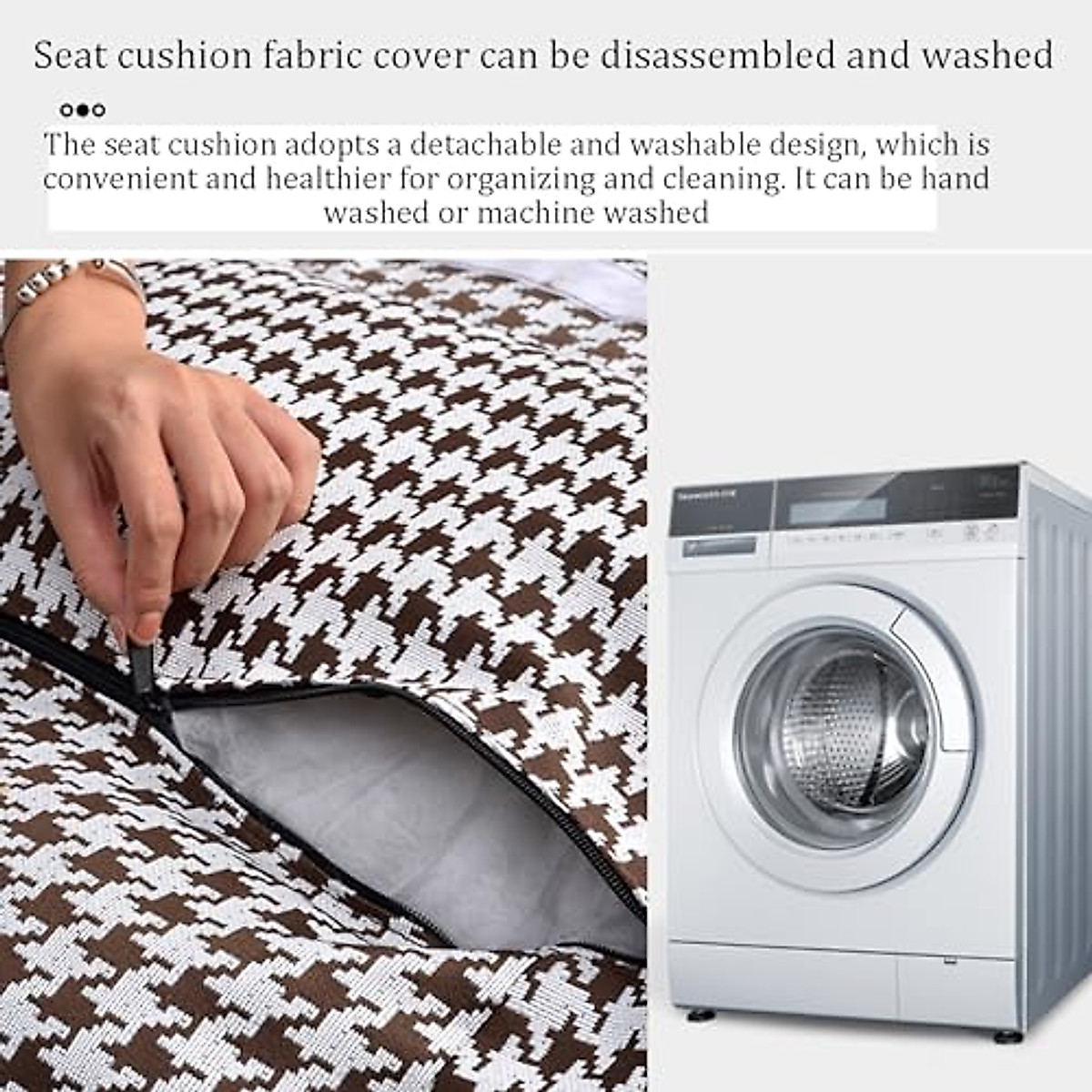 BREAUX Egg Rocking Chair with Cushion for Front Porch,Modern Rocker Chair for Balcony,Outdoor Patio Rocking Chairs(A)