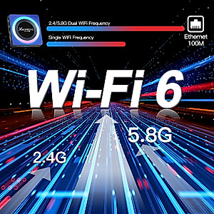 EASYTONE 2025 Android TV Box 13.0, Android Box 2025 4GB 64GB RK3528 Quad Core Support WIFI6 2.4/5.8G WiFi BT5.0 Ethernet 3D 8K/6K TV Box Android 13 with Mini Wireless Keyboard