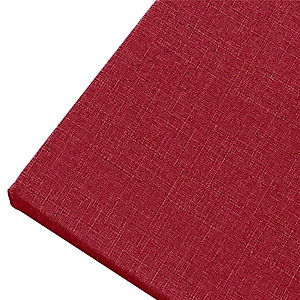 RCDPK Seat Cushion Custom Size, Bench Pad, Bay Window Cushion, Chair Pad, Sofa Cushion, Window Seat Pad, Furniture Cushion, Linen Fabric, Indoor/Outdoor Furniture Cushion,75D High Density Sponge