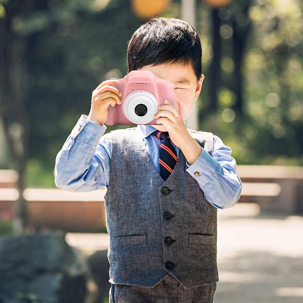 Kids Camera Digital Video Camera for Boys and Girls Cartoon Children Intelligence Kid Mini Photography Camera Digital Video Simple Operation (-General Clear Edition)