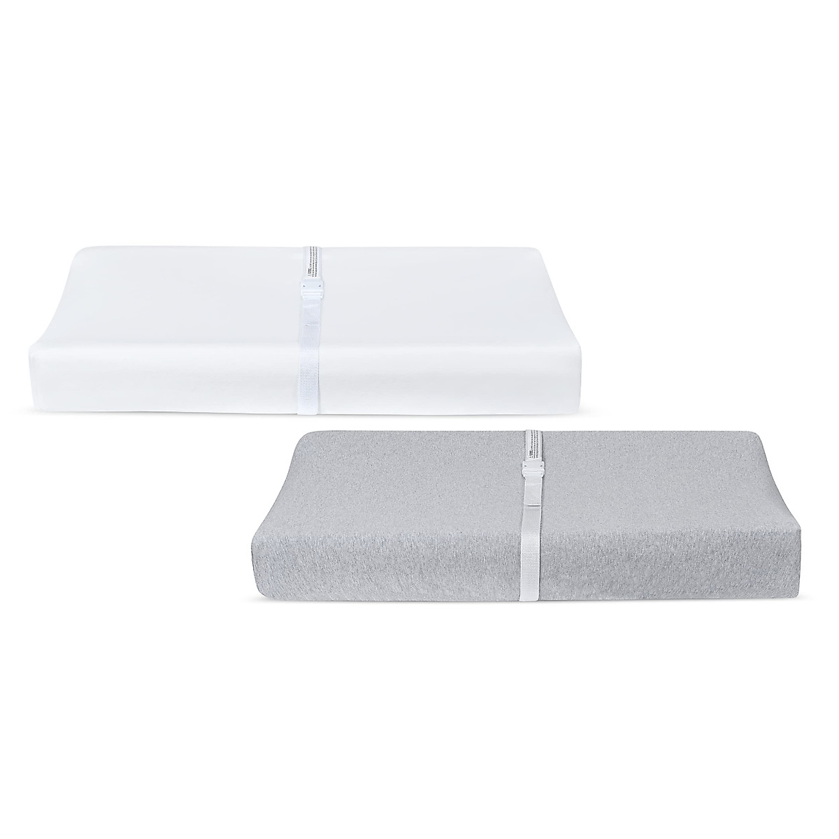 Small Changing Pads Covers for Convertible Crib & Changing Combo - 2 Pack | Fits 28" - 30" | Universal Fit | 100% Cotton | Fits LA Contour, LA Cocoon Style, IKEA Vadra, Others