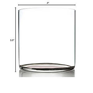 Amehla Ultra Thin Cocktail Glasses 12-ounce Double Old Fashioned Whiskey Glasses - Minimalist H20 Water Drinking Glass - (4)