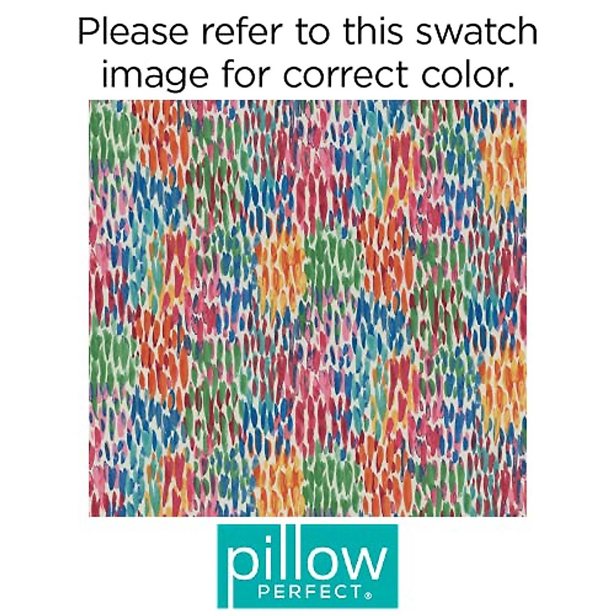 Pillow Perfect Outdoor | Indoor Make It Rain Zinnia Rectangular Throw Pillow (Set of 2), Blue