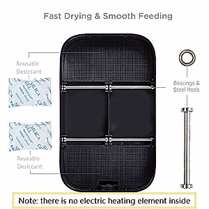 Polymaker Filament Storage Box for 2x1kg Spools or 3kg Spool- PolyBox Edition II 3D Printer Filament Storage Filament Holder 3D Filament Spool Storage Box 3D Printing Filament