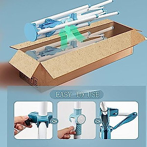 Ithywat Clothes Drying Rack-4 Arm Tripod Foldable&Portable Laundry Hanging Drying Rack,Collapsible Clothing Rack Stainless Steel with Windproof Hooks for Indoor Outdoor