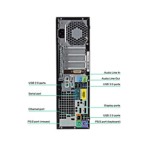 HP Workstation Z230 - SFF - Core i7 4770 3.4 GHz, 16GB RAM, 480GB Solid State Drive, DVDRW, Windows 10 Pro 64bit, (Renewed)