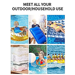 Air Mattress Pump,USB Rechargeable Portable Air Pump with 4 Nozzles for Airbed Swimming Pool Floats Inflator Deflator,Outdoor Camping, Air Bed Pool Toy Raft Boat (Whit)
