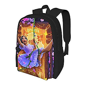 Fashion Backpack Large Capacity Laptop Backpacks Lightweight Travel Bookbag Women Adjustable Shoulder Strap Daypack Black One Size