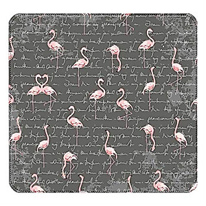 InterestPrint Funny Flamingo Flock Birds Womens Wallets Wristlet Strap Handle Clutch Purse with Strap