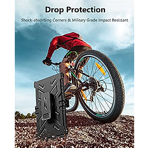 FNTCASE for Samsung Galaxy S22 Ultra Case: Built-in Screen Protector & Kickstand & Belt-Clip Holster, Extra Front Frame Full-Body Dual Layer Rugged Heavy Duty Shockproof Protective Phone Cover-Black