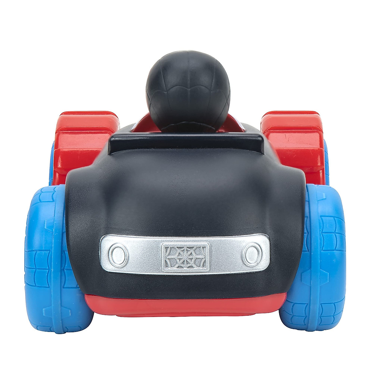 Marvel Spidey and his Amazing Friends Webbed Wheelie Vehicle - Miles Morales: Spider-Man Pull Back Vehicle - Features Built-in Super Hero