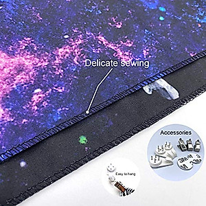 Instruban Planet Tapestry - Trippy Mountain Design Wall Hanging for Bedroom and Living Room - Magic Space Theme - 51.2 x 59.1 Inches