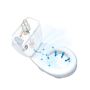 Fluidmaster 8302P8 Flush 'n Sparkle Automatic Toilet Bowl Cleaning System Bleach Replacement Cartridge Refills, 2-Pack