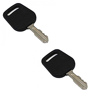 The ROP Shop (2) New Ignition Switch Keys for John Deere Sears Craftsman AYP MTD & Many More