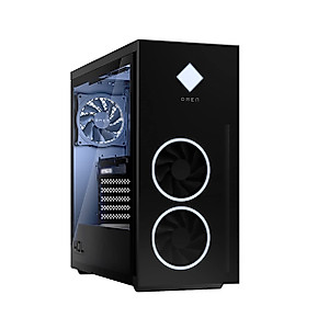 HP OMEN 40L Gaming Desktop, AMD Ryzen 5 5600G, GeForce RTX 3060Ti, 32GB RAM, 1TB PCIe SSD+1TB HDD, RGB, Bluetooth, Wi-Fi 6, USB-C, RJ-45, HDMI, Win 11 Pro