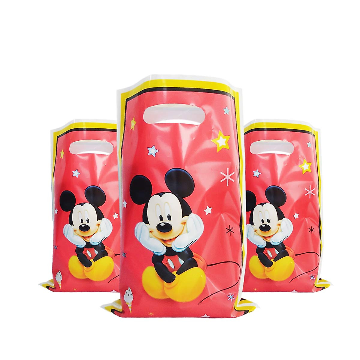 OULAIZ 30 pcs Mickey Gift Bags, Ideal for Mickey and Minnie Themed Party Supplies, Children's Birthday Gift Bags, Children's Snack Bags.
