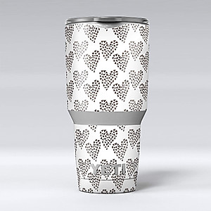 Design Skinz Hearts Within Hearts - Skin Decal Vinyl Wrap Kit Compatible with The Yeti Rambler Cooler Tumbler Cups