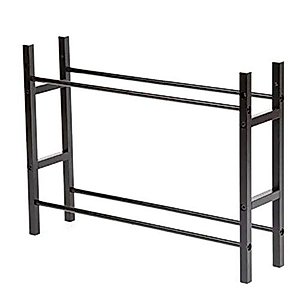 Facibom Tire Rack Storage Garage Organizer for TF2 SCX10 D90 TRX4 1/10 RC Car Truck Crawler Tires,Black
