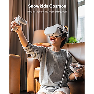 Snowkids 16Ft Link Cable [for Oculus Quest 2/Pico 4] VR Accessories PC Steam, High Speed Data Transfer Cord, USB 3.0 to USB C Cable for VR Headset Gaming