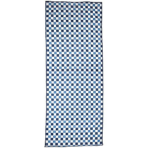 MIKURA Double Gauze Tenugui, Japanese Towel, Ichimatsu (Blue)