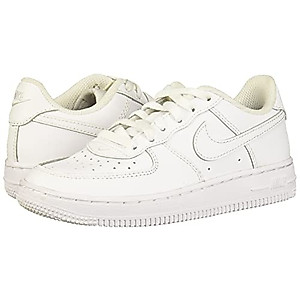 Nike Boy's Air Force 1 Mid LE (Big Kid) White/White 7 Big Kid M