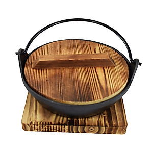 Square Wood Underliner/Trivet for Cast Iron/Hot Dish (6.25" x 6.25") Sunrise Kitchen Supply - Pack of 2