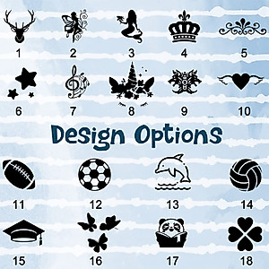 Vintage Style Kids Water Bottle, 18 Icons, 14 Fonts, 10 Colors, Custom Name Water Bottle For Kids Children Girls Boys Women, Water Bottles for School, Insulated Kids Water Bottle Multicolor