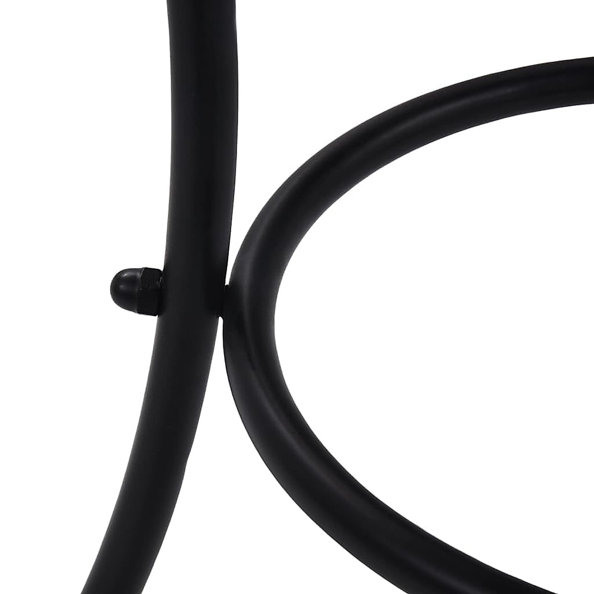 CUMYZO Round Mosaic Bistro Tables,Ceramic Table Top Metal Frame for Porch Beach Patio Garden Balcony Poolside,Plant Stand 23.6" x 27.6" Orange/Gray