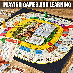 Oudain 2 Pack Mahjong Table Mat 32.7 x 32.7 Inch Game Mat Rubber Anti Slip Playmat Mahjong Mat Noise Reduction Mahjong Table Cover Board Game Table Mat for Mahjong Poker Cards (Gray, Marine Blue)