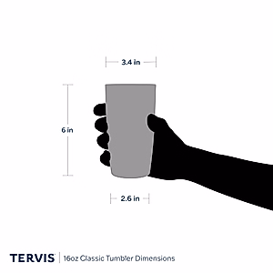 Tervis NHL Buffalo Sabres - Shatter Made in USA Double Walled Insulated Tumbler Travel Cup Keeps Drinks Cold & Hot, 16oz, Classic