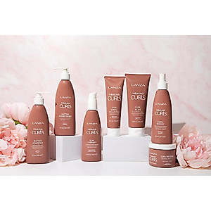 L'ANZA Healing Curls Butter Conditioner - Curly Hair Product for Moisturising and Detangling Velvety Curls with Anti-Humidity Moisturisers, with Sulphate Free, Paraben Free Formula (8 Fl Oz)