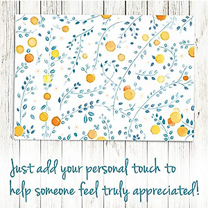 48 Blank Cards with Envelopes Bulk - Assorted Fruit All Occasion Greeting Cards - Includes Blank Note Cards, Envelopes, Stickers & Box - Perfect for Thank You Notecards, Birthday, Kids Stationary Set