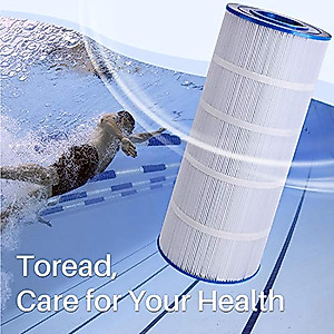 TOREAD Replacement for Pool Filter Pleatco PA120, CX1200RE, C1200, Unicel C-8412, Filbur FC-1293, Waterway Clearwater II, Pro Clean 125, 817-0125N, Aladdin 22002, 120 sq.ft Filter Cartridge, Pack of 2
