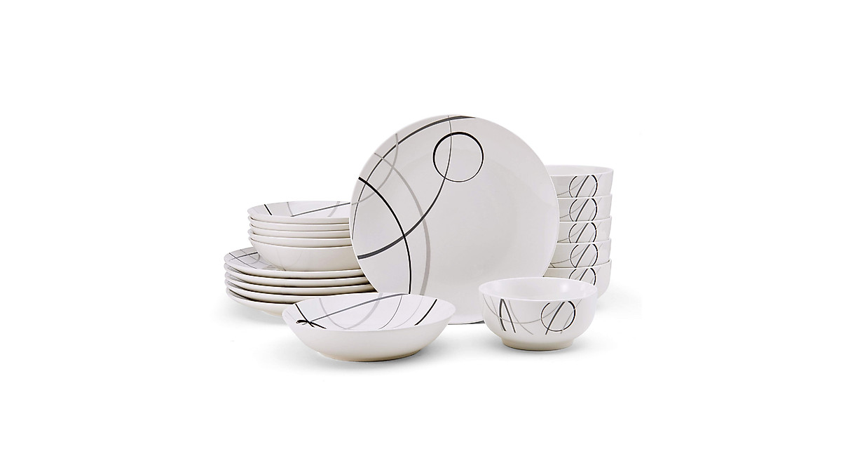 Studio Nova 18-Piece Dinnerware Set for Stylish Dining