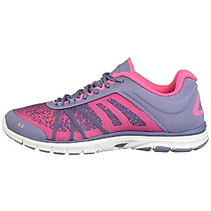 Ryka Women's DYNAMIC 2.5 Athletic Shoe, grey/pink, 8 M US