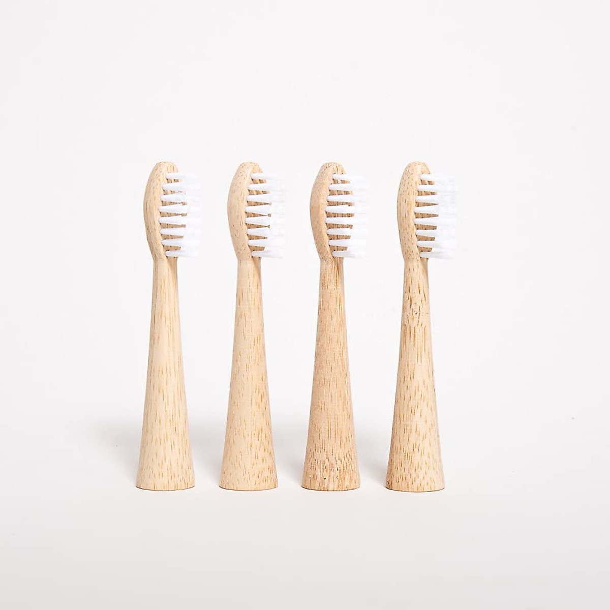 Agood Sustainable Bamboo 4-Pack Replacement Toothbrush Head for Oral-B