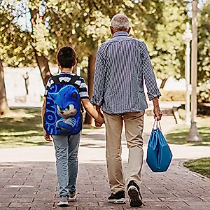 Backpack Kids Backpack 3d Print Cartoon Anime Backpacks Teenagers Backpack Boys And Girls Backpack, Black2, One Size