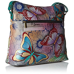 Anna by Anuschka womens 8202 Shoulder Handbag, Bpd-butterfly Paradise, One Size US