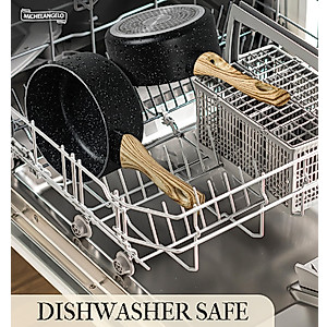 MICHELANGELO 3 Quart Saucepan with Lid, Nonstick Sauce Pan with Lid, Small Pot with Lid, Granite Coating Sauce Pan 3 Quart, Small Sauce Pot, Nonstick Stone Pot with Ergonomic Bakelite Handle