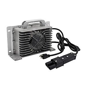 48V 15A Golf Cart Battery Charger for Yamaha Golf Cart G14 G16 G19 G22 Drive with 2 Pin Plug Waterproof IP68