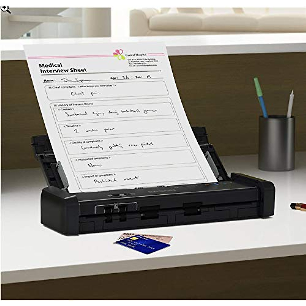 Epson ES-200 Portable Scanner: Fast Duplex ADF Scanning