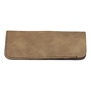 DIYOMR 6 Pack Soft Leather Eyeglass Bags Portable Unisex Glasses Pouch Multiple Pens Sleeve Case Classic Color for Business Men Women Teen Student Scholars